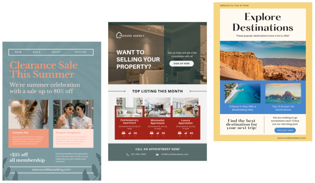 Promotional Email Templates | Suvidit Academy